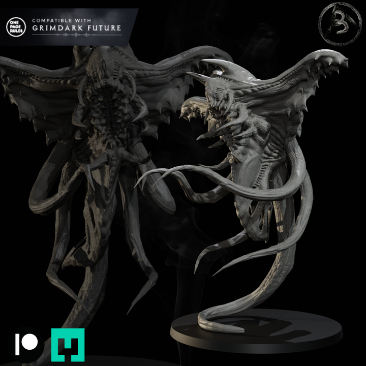 3D Printable Thraxis Phage by bLUARt