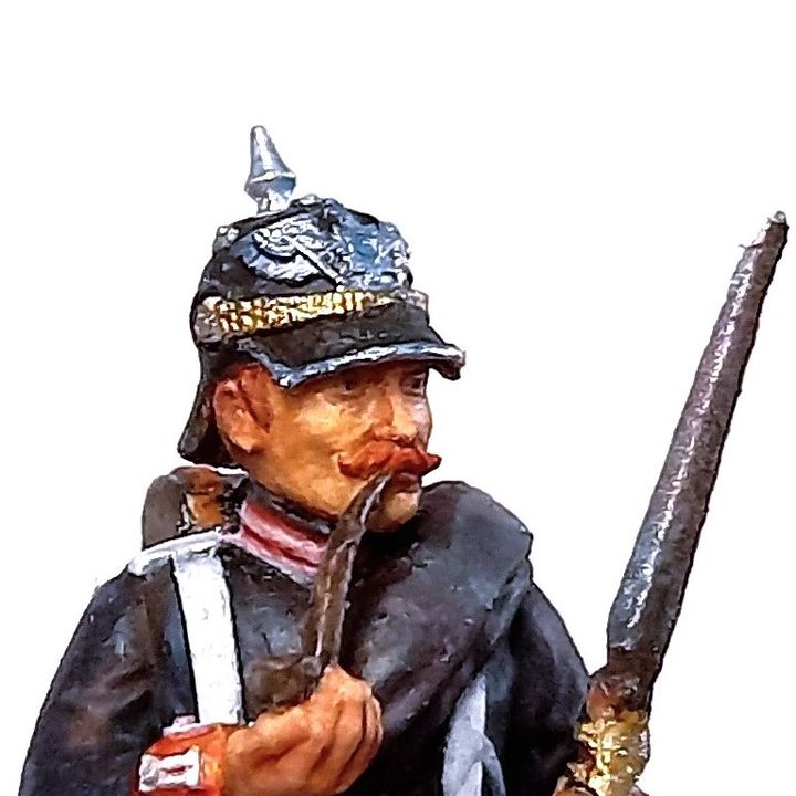 3D Print of 1st Prussian Foot Guards in Campaign Dress (1866) 1. Garde-Regiment zu Fuß by ...