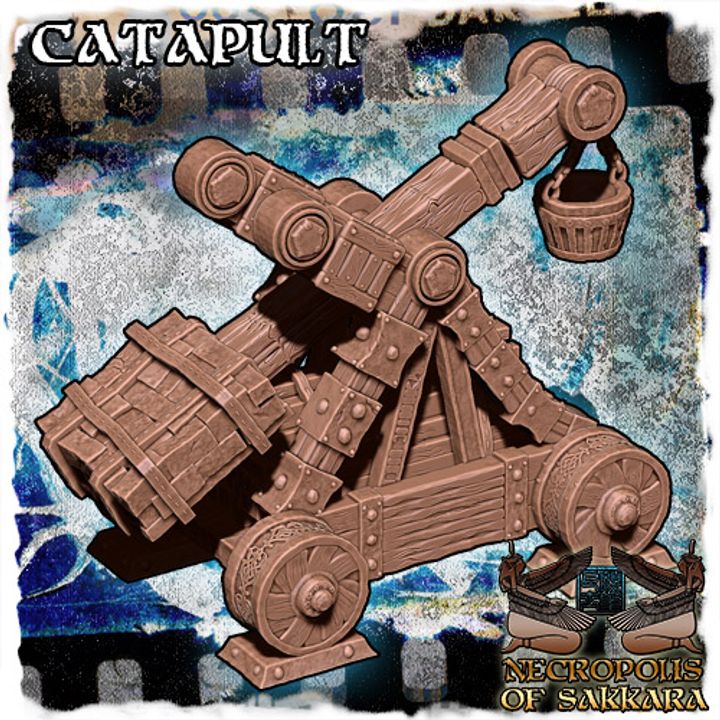 3D Printable Fantasy Catapult by Pharaoh's Workshop