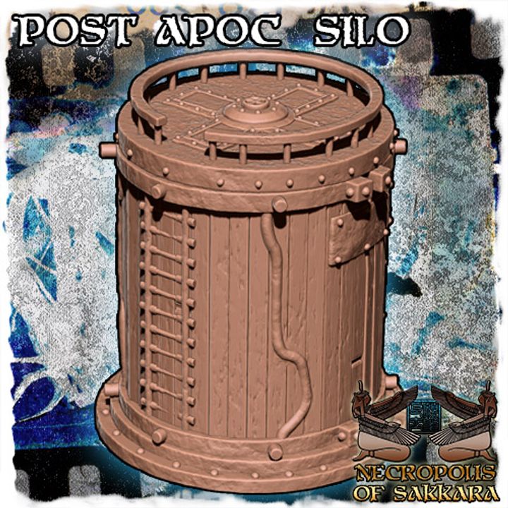 3D Printable Post Apoc Silo by Pharaoh's Workshop