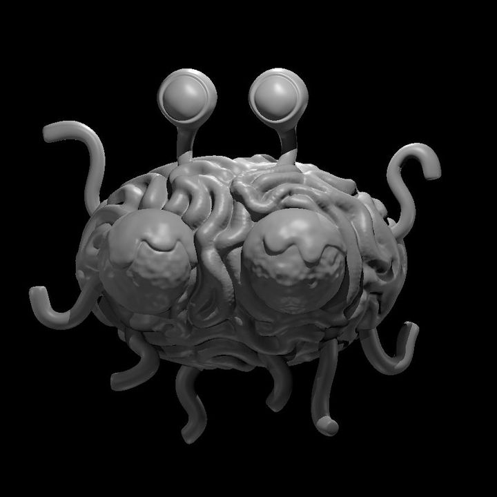 3D Printable Flying Spaghetti Monster by Miguel Zavala