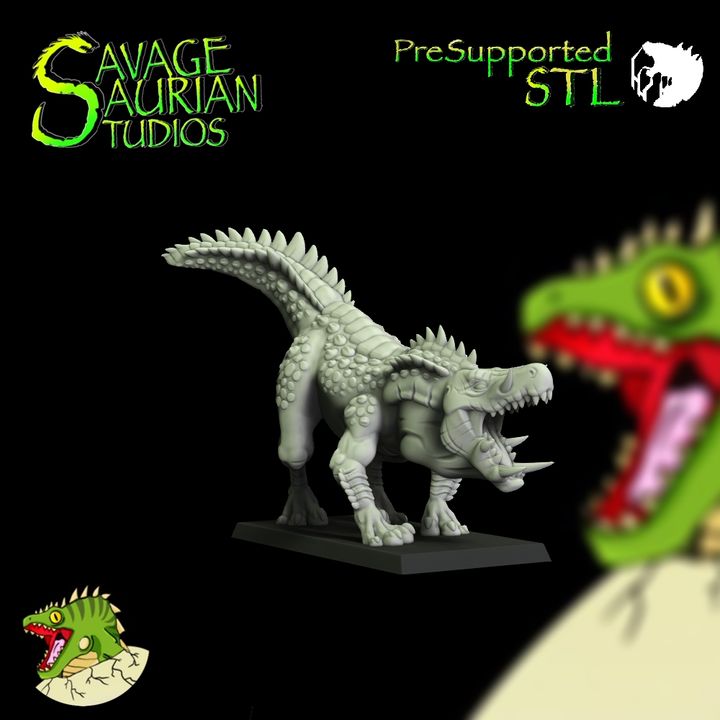 3D Printable Kaprosuchus by Savage Saurian Studios