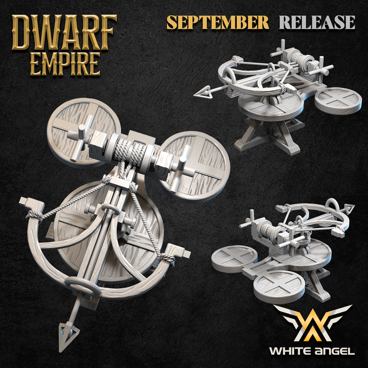 3D Printable DWARF CROSSBOW - DWARF EMPIRE (SEPTEMBER 2024 RELEASE) by ...