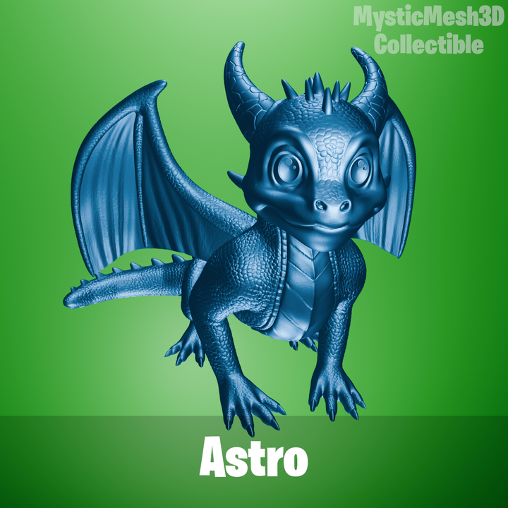 3D Printable Astro (MysticMesh3D Collectible) by MysticMesh3D