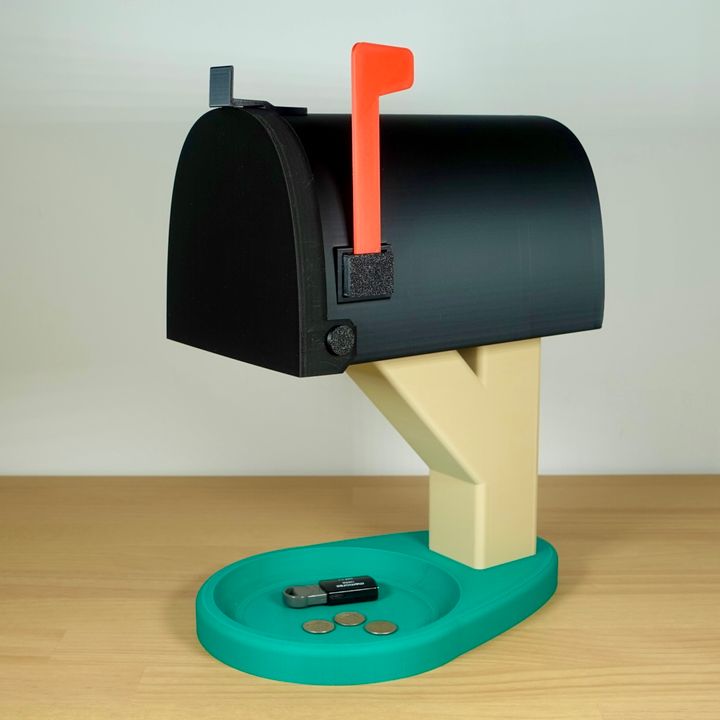 3D Printable Mini Mailbox by MysticMesh3D