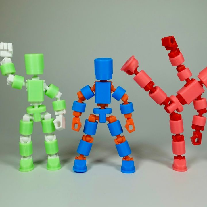3D Printable Action Figure (MysticMesh3D) by MysticMesh3D