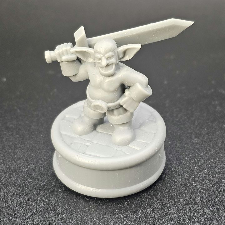 3D Printable Goblin Captain by Art Crow Tabletop
