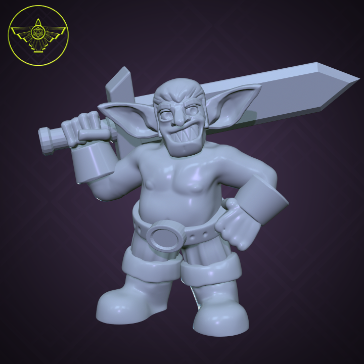 3D Printable Goblin Attack Squad by Art Crow Tabletop