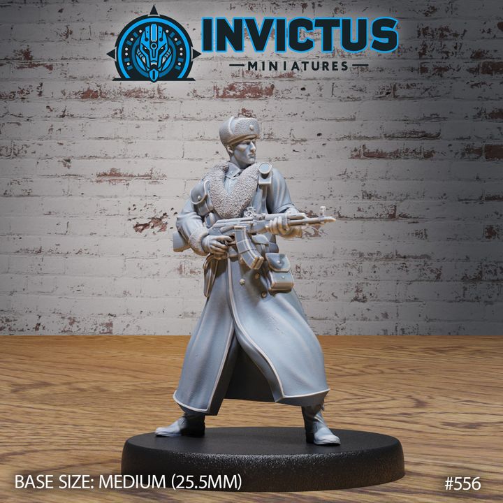 3D Printable Winter Soldier Set / Human Officer / World War Warrior ...