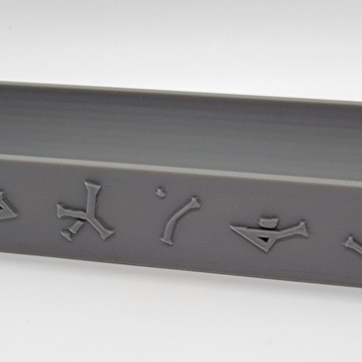 3D Printable Determination Point Chips and Holder by Schnell