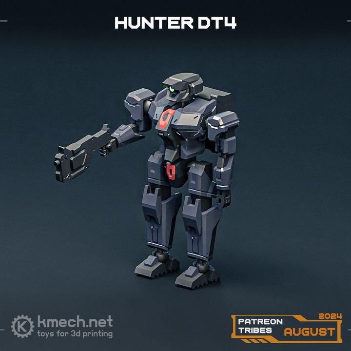 3D Printable HUNTER robot by Kmech