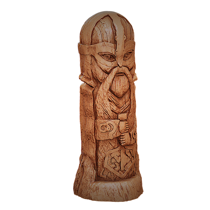 3D Printable Viking Totems (Odin, Freya, Thor, Loki) by Key Capas