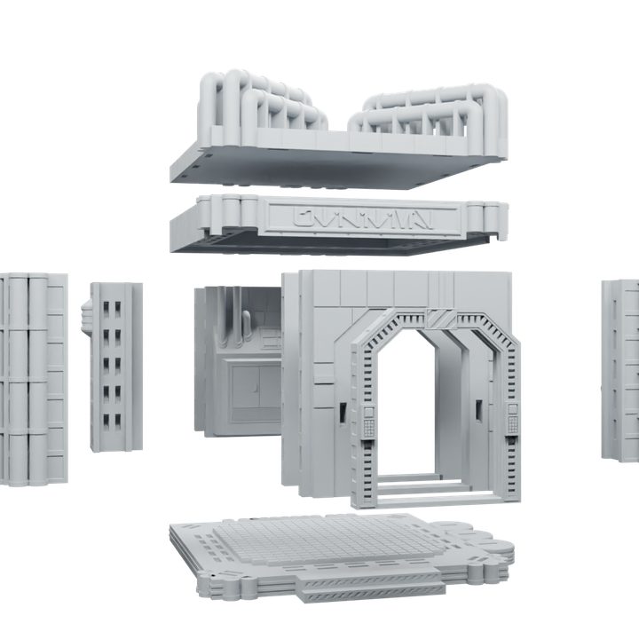 3D Printable Utility Building by Kathy Millatt Modelling