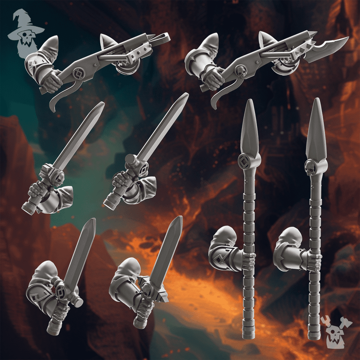 3D Printable Grimworld Weapons Pack by dakkadakka.store