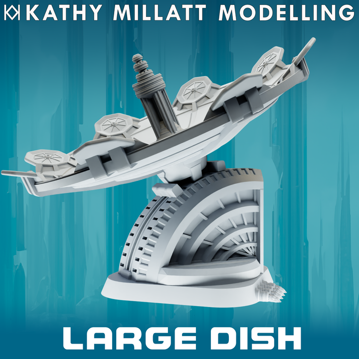 3D Printable Comms Array by Kathy Millatt Modelling