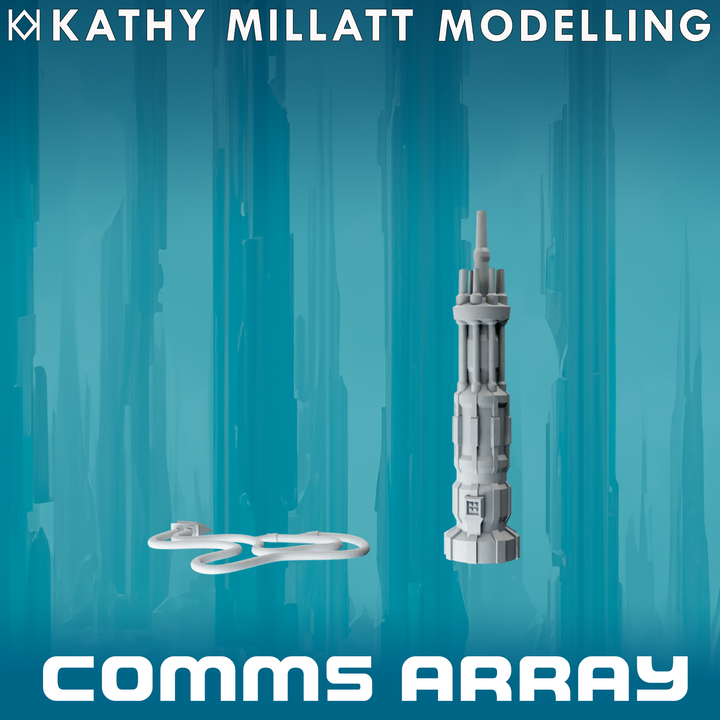 3D Printable Comms Array by Kathy Millatt Modelling 3D Printable Comms Array by Kathy Millatt Modelling