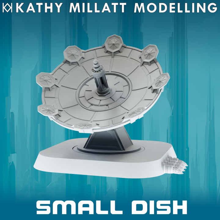 3D Printable Comms Array by Kathy Millatt Modelling