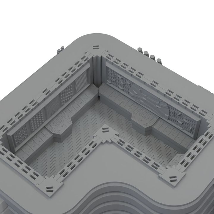 3D Printable Comms Centre - Modular or Easy Print Complete Building by ...