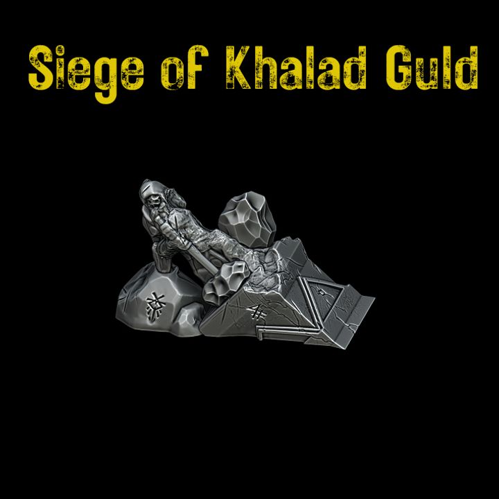 3D Printable Siege of Khalad Guld ( for AoS Spearhead terrain ) by Meian