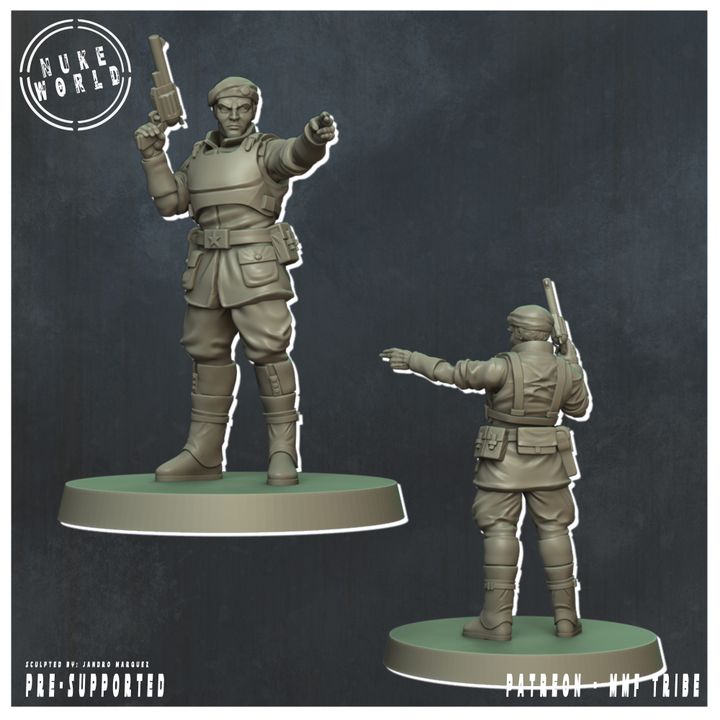 3D Printable Republic Officer by Nuke World