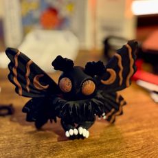3D Printable Chibi Cryptids - Mothman by MysticSaige