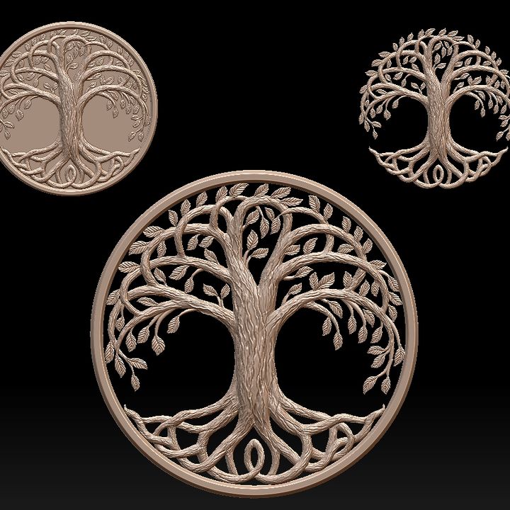 3D Printable tree of life by 3Dimontis