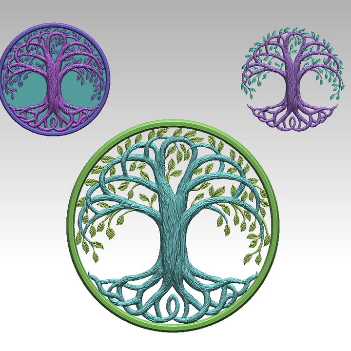 3D Printable tree of life by Dmitry Tishchenkov