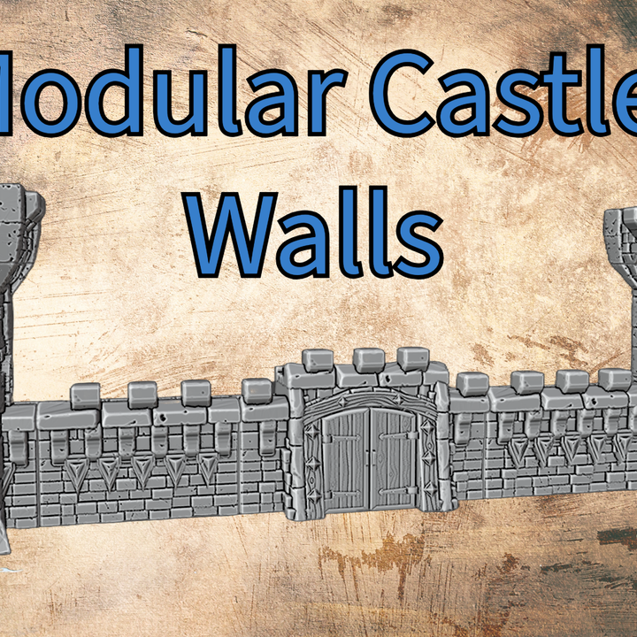 3D Printable Modular Castle by RFIPRINTS