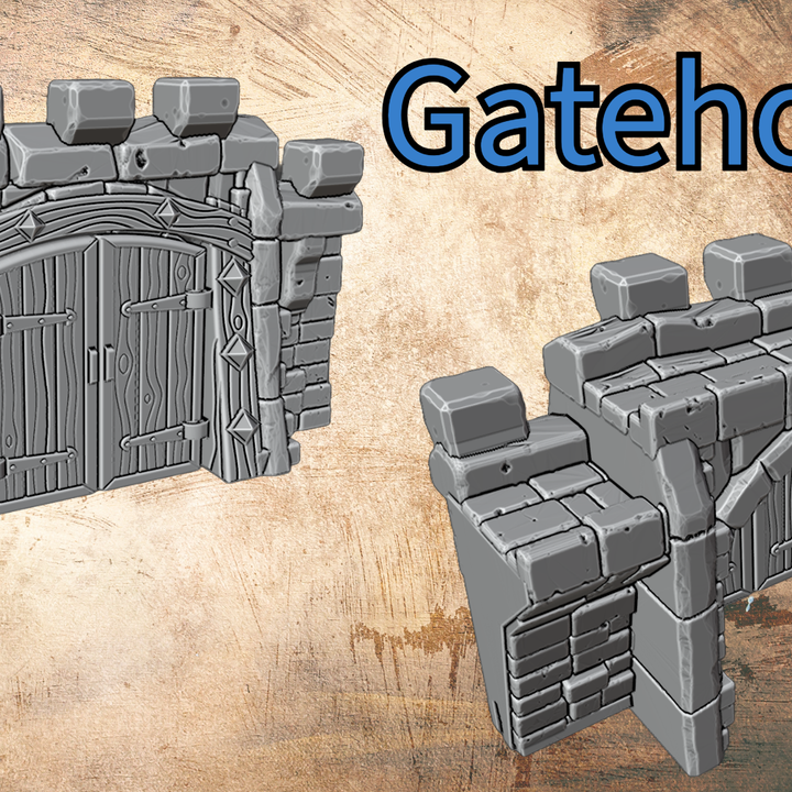 3D Printable Modular Castle by RFIPRINTS