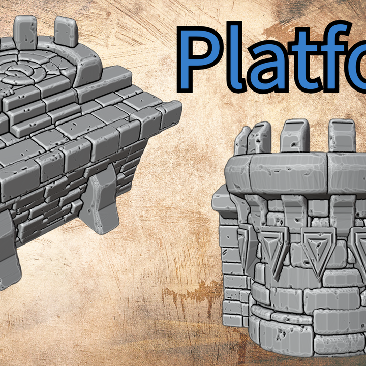 3D Printable Modular Castle by RFIPRINTS