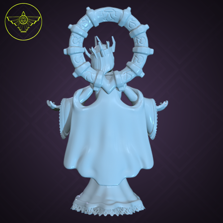 3D Printable Lich Queen Amara by Art Crow Tabletop