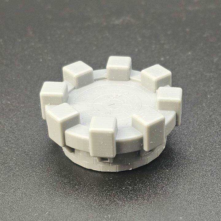 3D Printable Castle Rampart Base by Art Crow Tabletop