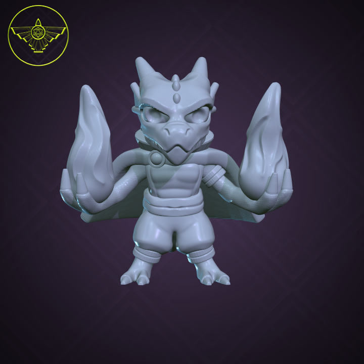 3D Printable Lok, Kobold Sorcerer by Art Crow Tabletop