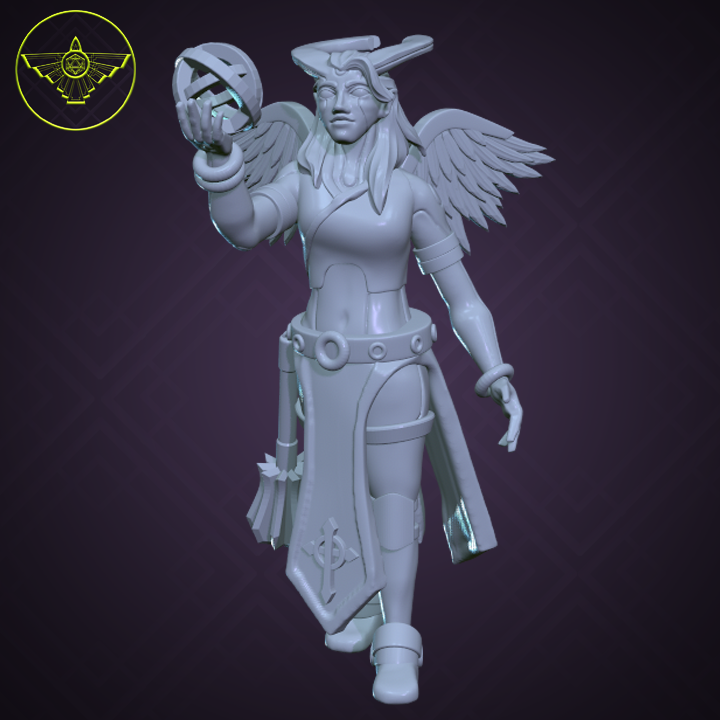 3D Printable Mirage, Celestial Cleric by Art Crow Tabletop