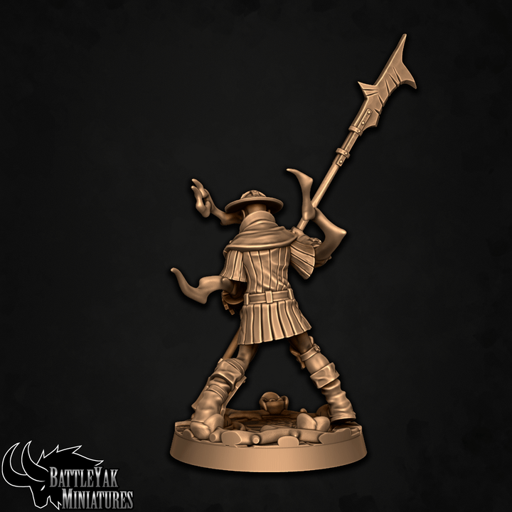 3D Printable Spectral Man-at-Arms A by Battle Yak Miniatures
