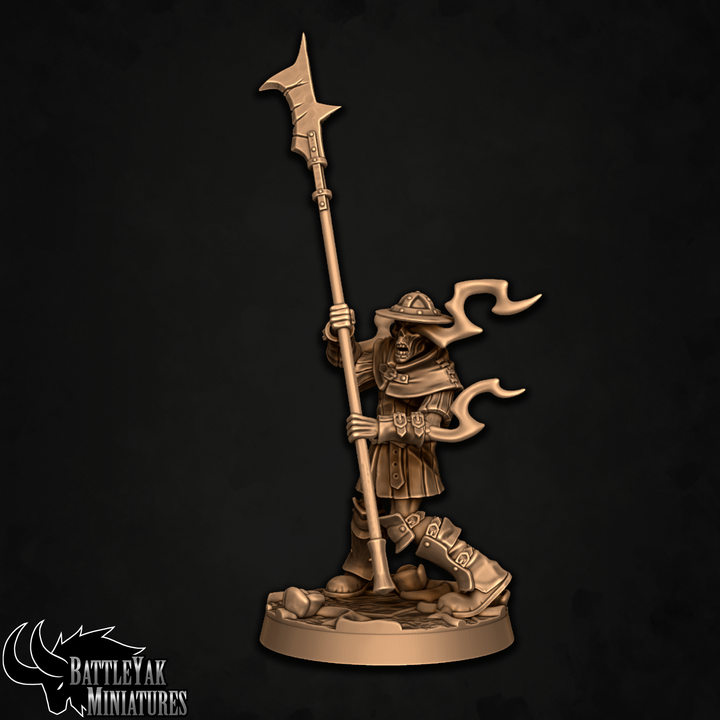 3D Printable Spectral Man-at-Arms C by Battle Yak Miniatures