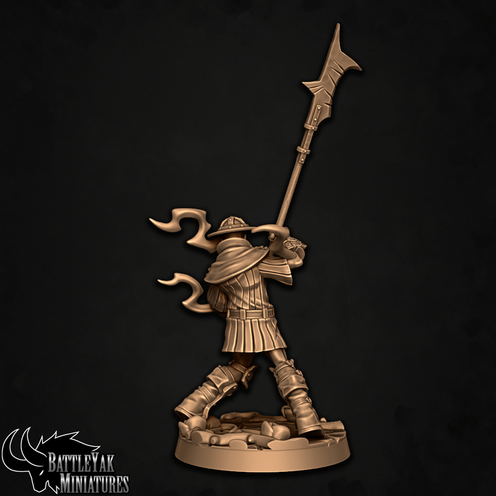 3D Printable Spectral Man-at-Arms C by Battle Yak Miniatures