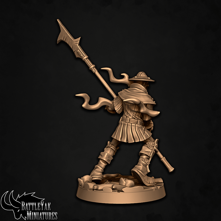 3D Printable Spectral Man-at-Arms D by Battle Yak Miniatures