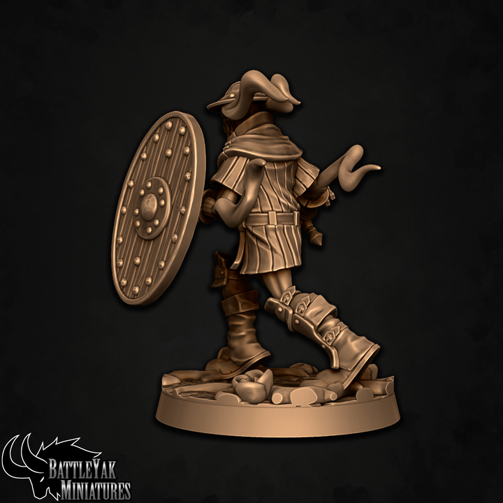 3D Printable Spectral Man-at-Arms F by Battle Yak Miniatures