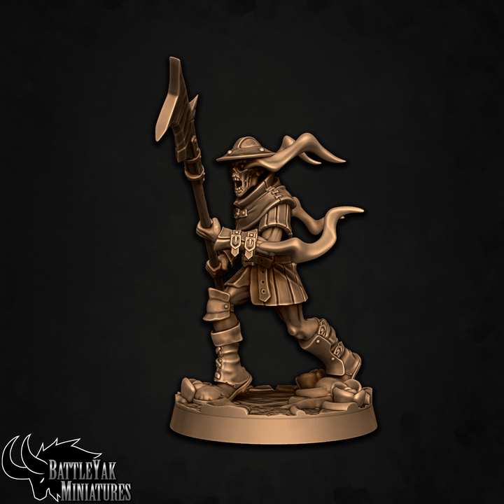 3D Printable Spectral Man-at-Arms F by Battle Yak Miniatures