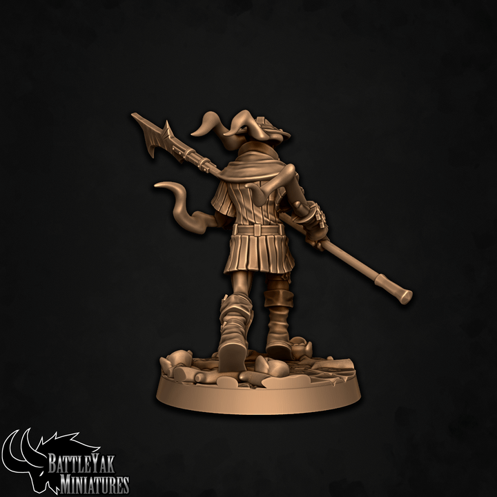 3D Printable Spectral Man-at-Arms F by Battle Yak Miniatures