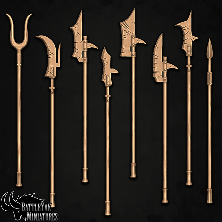 3D Printable Spectral Man-at-Arms Pack by Battle Yak Miniatures