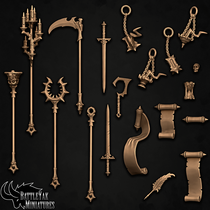 3D Printable Reaper of the Eternal Processions B by Battle Yak Miniatures