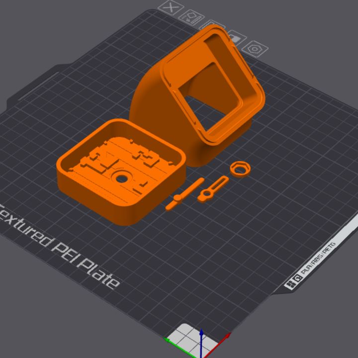 3D Printable Small Table Clock by MING