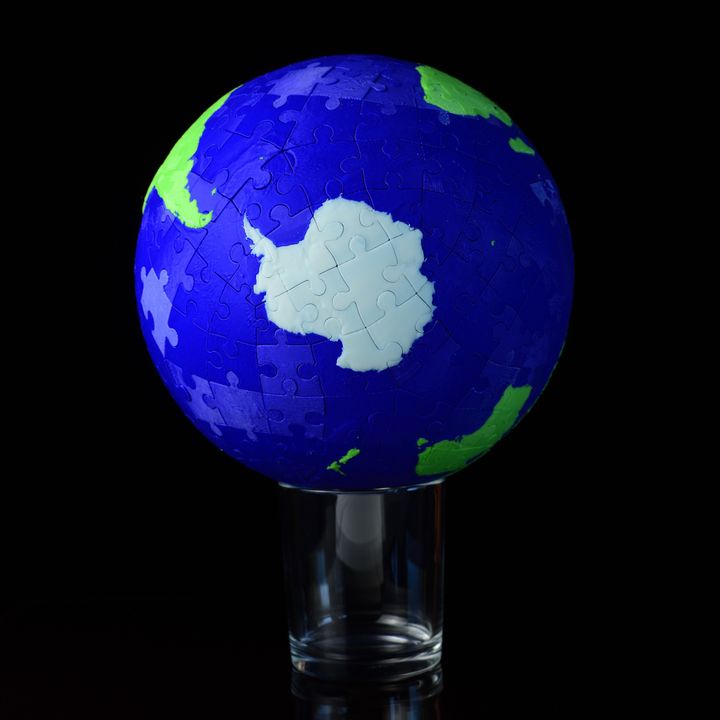 3D Printable The Earth Puzzle - multicolor by fhuable