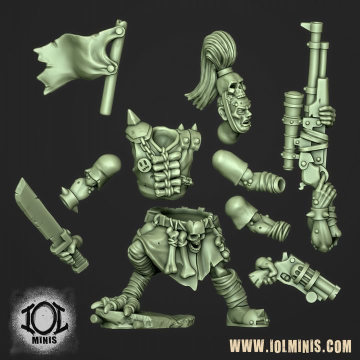 3D Printable Skorn the Mutie - ( Modular Mutant kit ) by Imitation of ...