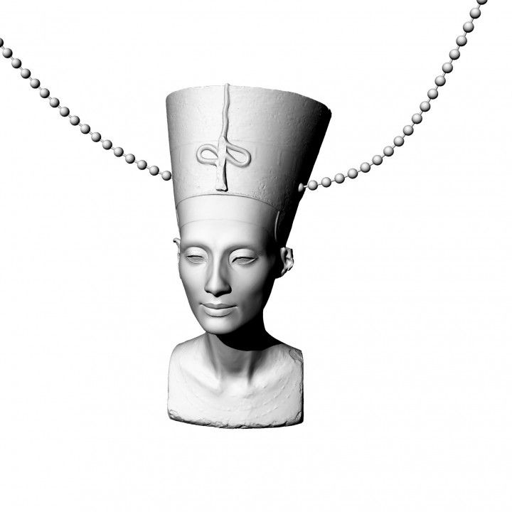 3D Printable nefertiti by muguet