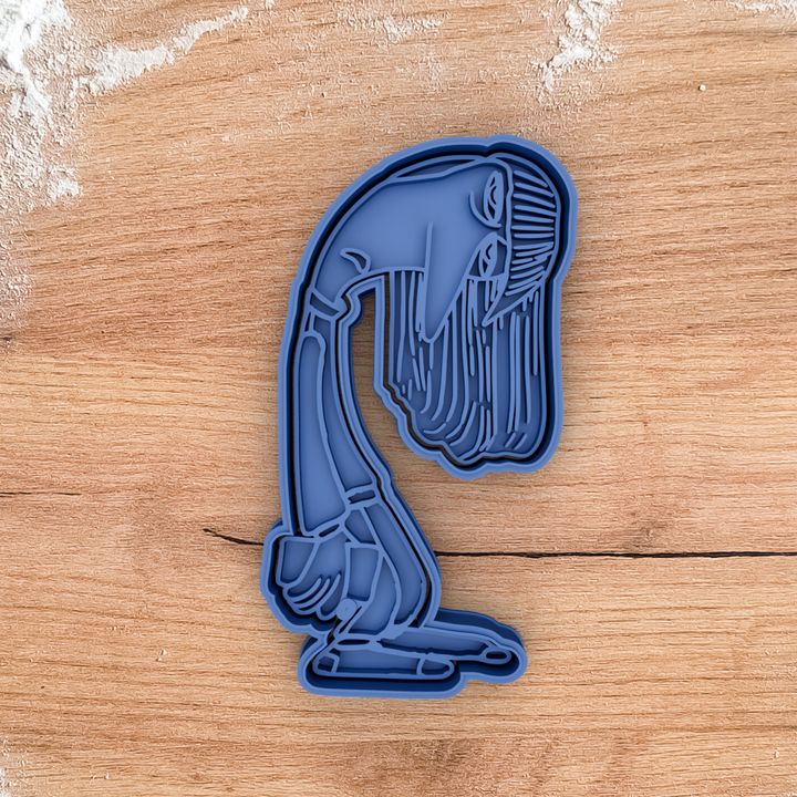 3D Printable Ennui cookie cutter from Inside Out by Mac Cookies