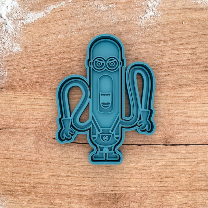 3D Printable Super cookie cutter pack from Despicable Me by Mac Cookies
