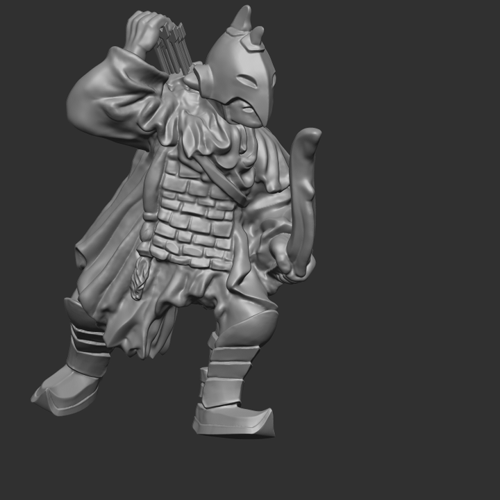 3D Printable Old retro orcs set 1 by Stephen